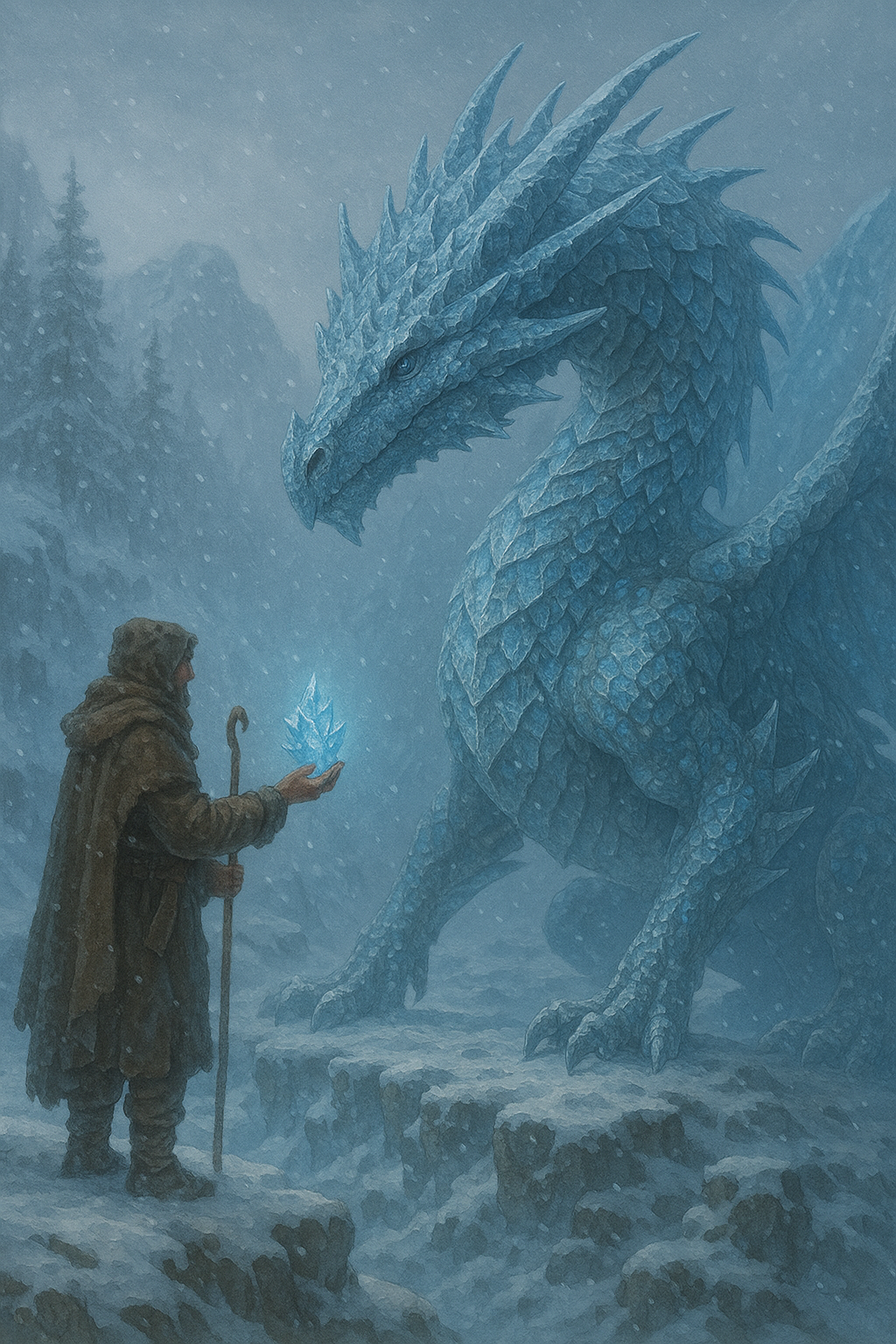 The Ice Dragon — Dragon of the November Full Moon – CrystalConjureMagic